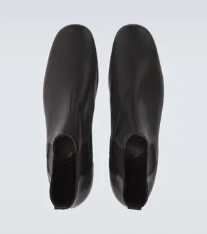 Prada Leather Chelsea Boots