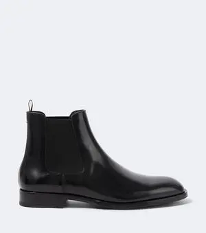 Prada Leather Chelsea Boots