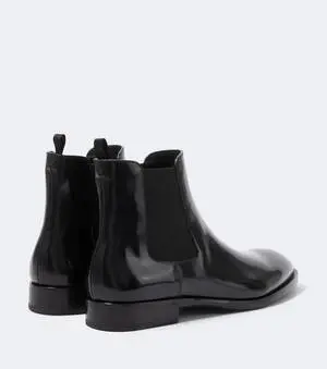 Prada Leather Chelsea Boots