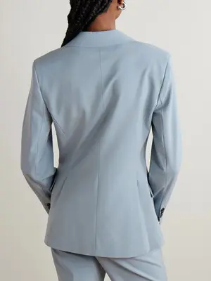 Theory Wool-blend Lynnia Blazer - Blue