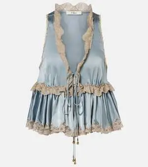 Chloe Blue Tops