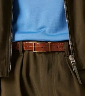 TOM FORD T Loop Belt - Brown