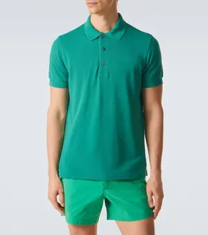 TOM FORD Piqué Polo Shirt - Green