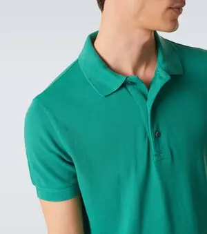 TOM FORD Piqué Polo Shirt - Green