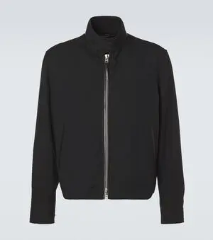TOM FORD Wool, Cashmere, And Silk Jacket - Black