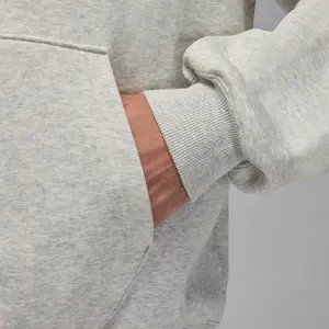 JORDAN Brooklyn Oversized Pullover Hoodie - Grey