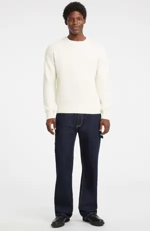 Guess Bouclé Crewneck Sweater - Ivory