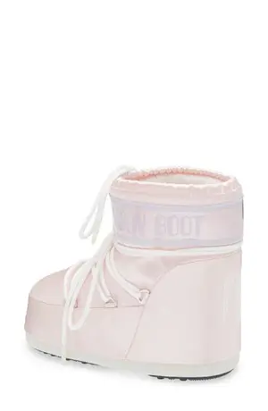 Moon Boot Icon Low Water Repellent Nylon Boots - Rose