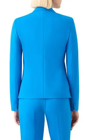 Akris One-button Jersey Blazer