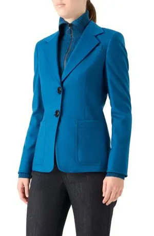 Akris Single-breasted Flannel Blazer