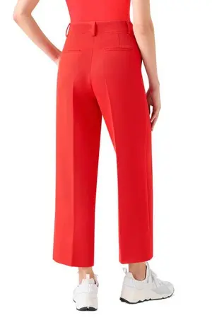 Akris Wool Gabardine Ankle Pants