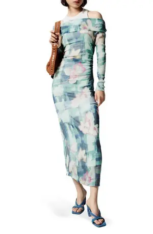 Desigual Floral Maxi Dress And Tank Dress Set