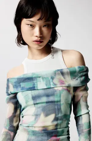 Desigual Floral Maxi Dress And Tank Dress Set