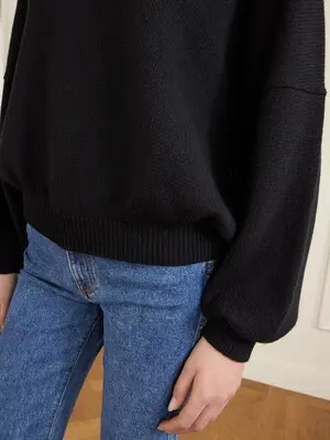 Khaite Margaux Cashmere Sweater - Black