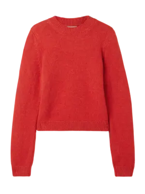 Khaite Leta Cashmere Sweater Red
