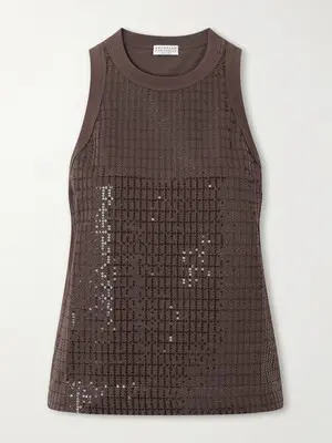 Brunello Cucinelli Sequined Tops