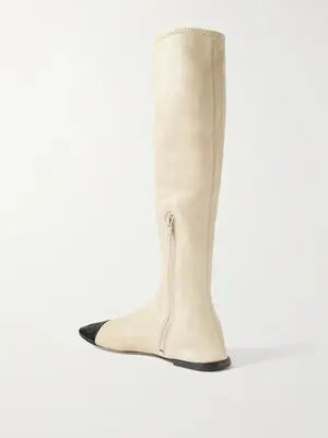 CHRISTEN Tabi Stretch-leather Knee Boots
