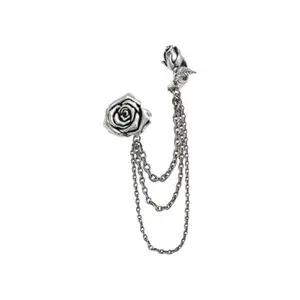 PECORA Flower Chain Earring - Silver