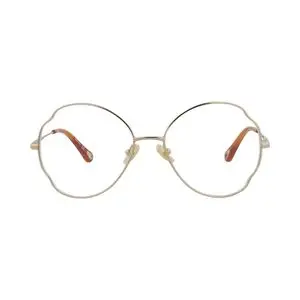 Chloé Round Frame Optical Frames - Gold