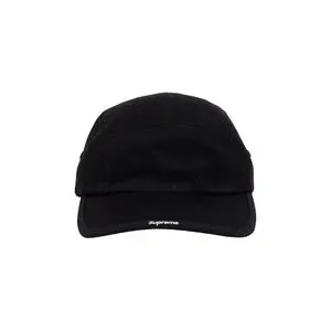Supreme Visor Logo Camp Cap - Black