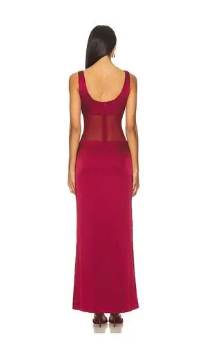 Superdown Astri Maxi Dress - Wine
