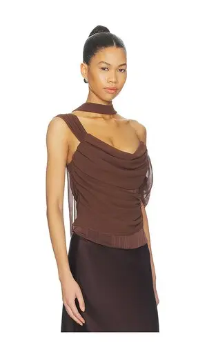 Lpa Adara Corset Top - Brown