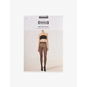 WOLFORD ITALIA S.R.L. 20 Denier Dotted Tights - 7005 Black