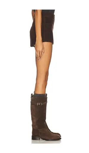 ZUT X Revolve Waistband Shorts - Chocolate