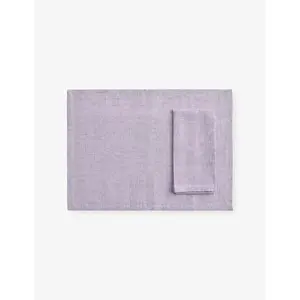 HAY Tavolo Cotton And Linen Napkins Set Of Four - Soft Purple