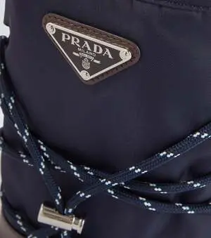 Prada Speedrock Re-nylon Phone Pouch - Brown