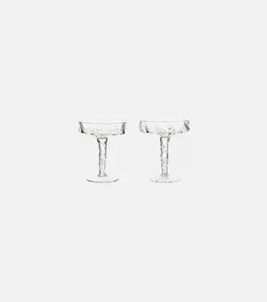 ALEXANDER KIRKEBY Crystal Champagne Coupe - Transparent
