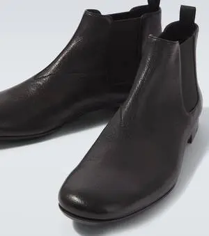 Prada Leather Chelsea Boots