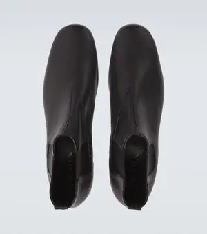 Prada Leather Chelsea Boots