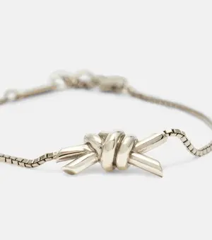 Bottega Veneta Knot Sterling Bracelet