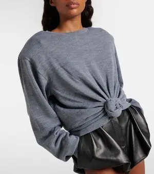 Magda Butrym Wool Sweater - Grey