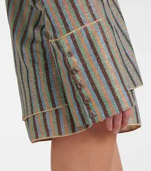 Oseree Lumiere Striped Shirt