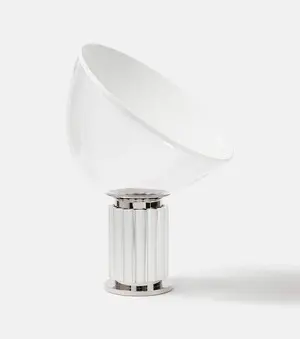 FLOS Taccia Small Table Lamp Achille And Pier Giacomo Castiglioni - Silver