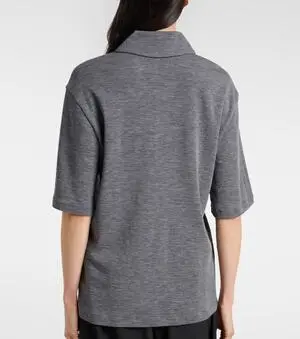 RÓHE Wool Polo Shirt