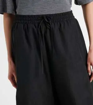 RÓHE Barrel-leg Trousers - Black