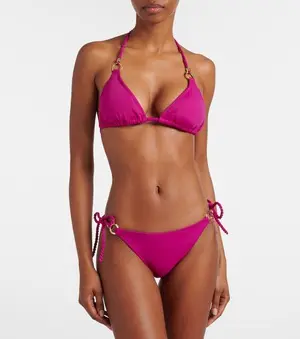 Heidi Klein Ithaca Embellished Bikini Top