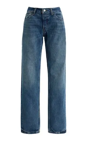 EB DENIM Rigid Straight-leg Jeans - Medium Wash