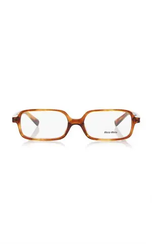 Miu Miu Regard Square-frame Glasses - Brown