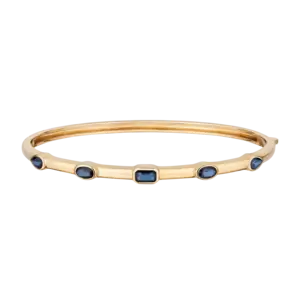 OUF! Blue Sapphire Multi Stone Bangle - One-color