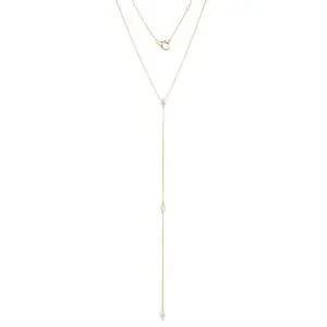 OUF! Marquise Diamond Lariat Necklace