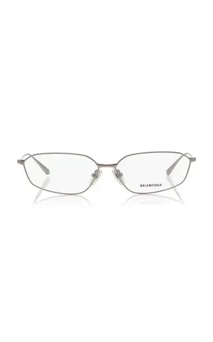 Balenciaga Silver Tone Eyewear For Women