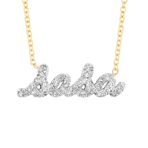 OUF! Diamond Name Necklace - One-color