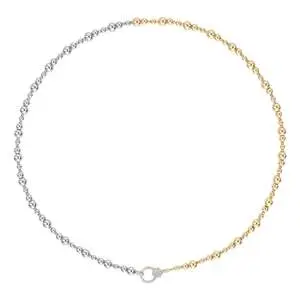 OUF! Bubbles Gold Balls Necklace - Yellow & White