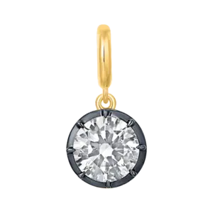 OUF! Diamond Solitaire Clip Charm