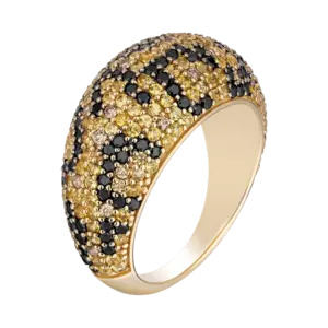 OUF! Leopard Dome Ring - One-color
