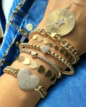 OUF! Mini Love Hearts Bracelet